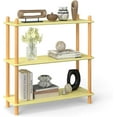 Bamboo Display Shelf 3-Tier, Sturdy Freestanding Shelf for Home Decor ...