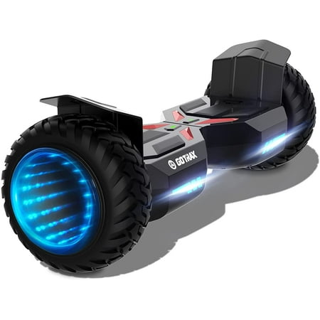 GOTRAX E5 Hoverboard with Music Speaker, LED 8.5 inch Off Road Wheels, UL2272 Certified, 36V 4Ah ...