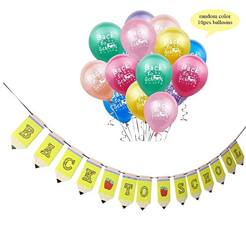 Party Décor Banners & Signs Back to School Welcome Banner First Day of ...