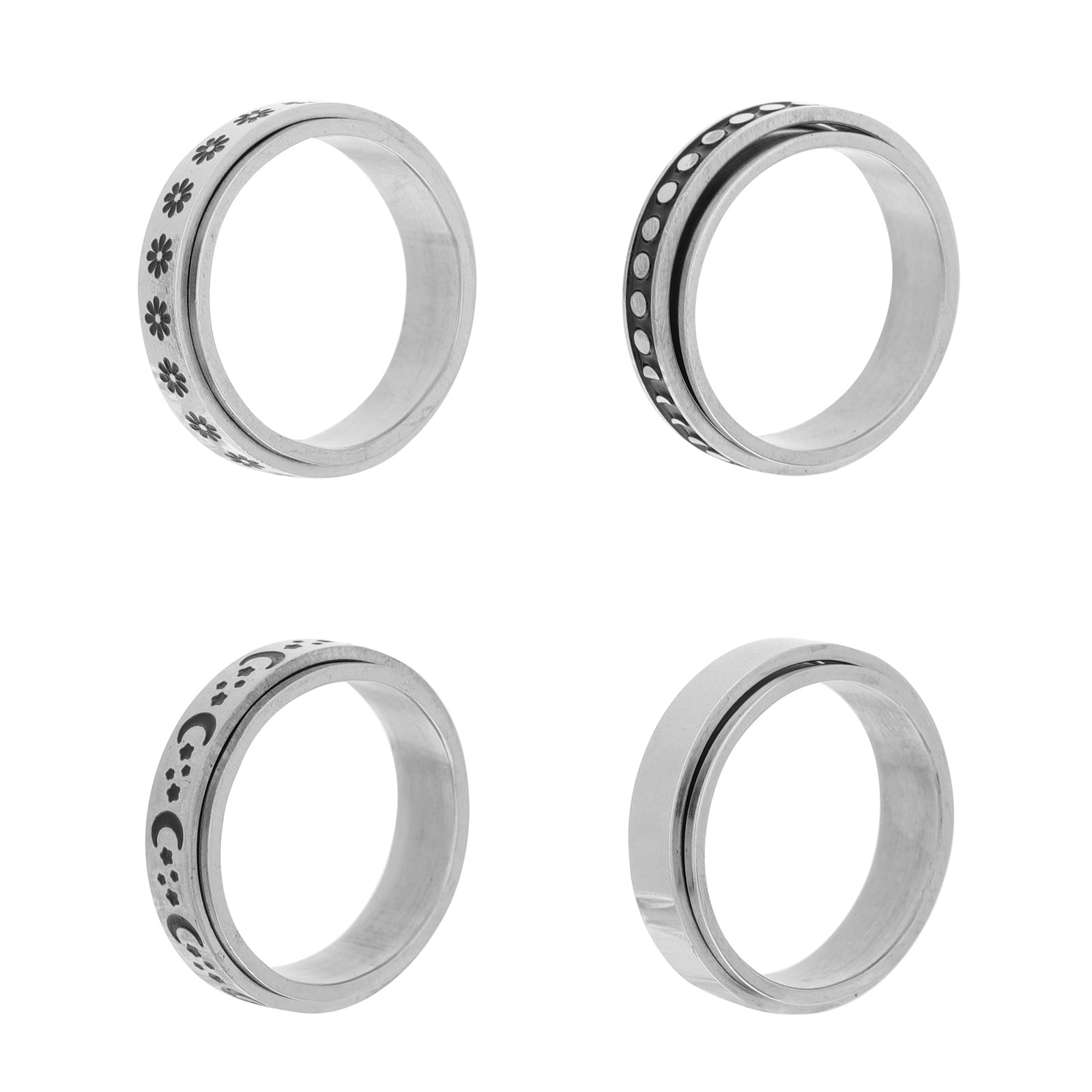 Click here for Operageca Fidget Rings Assorted Color 4pcs 6mm 6mm prices