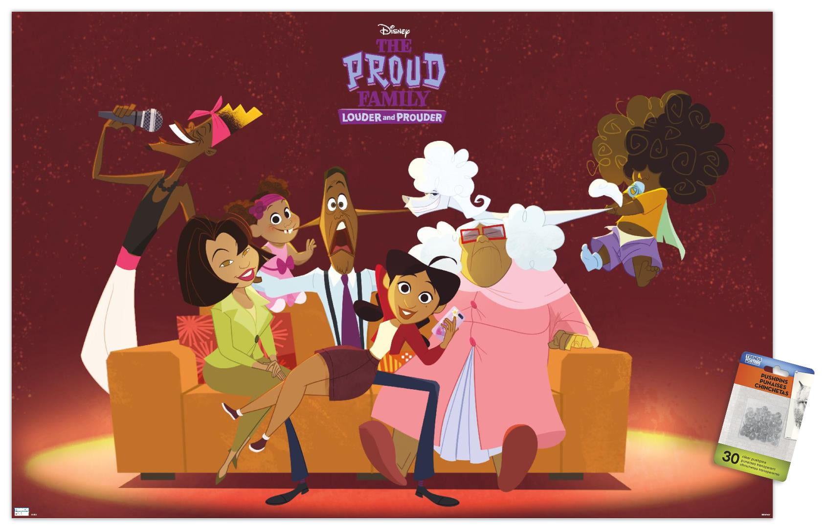 Disney The Proud Family Louder and Prouder - Family Wall Poster with ...