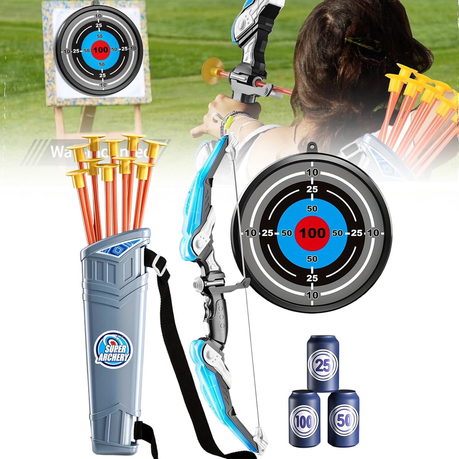 Click here for Jisuan Bow And Arrow Set For Kids - Archery Toy Se... prices