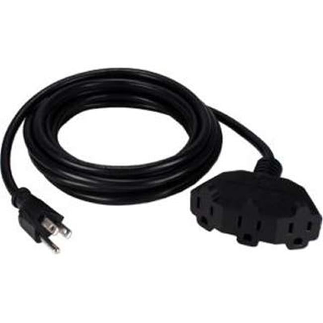 15 ft. Three Angle Outlet 3 - Prong Power Extension Cord - Walmart.com