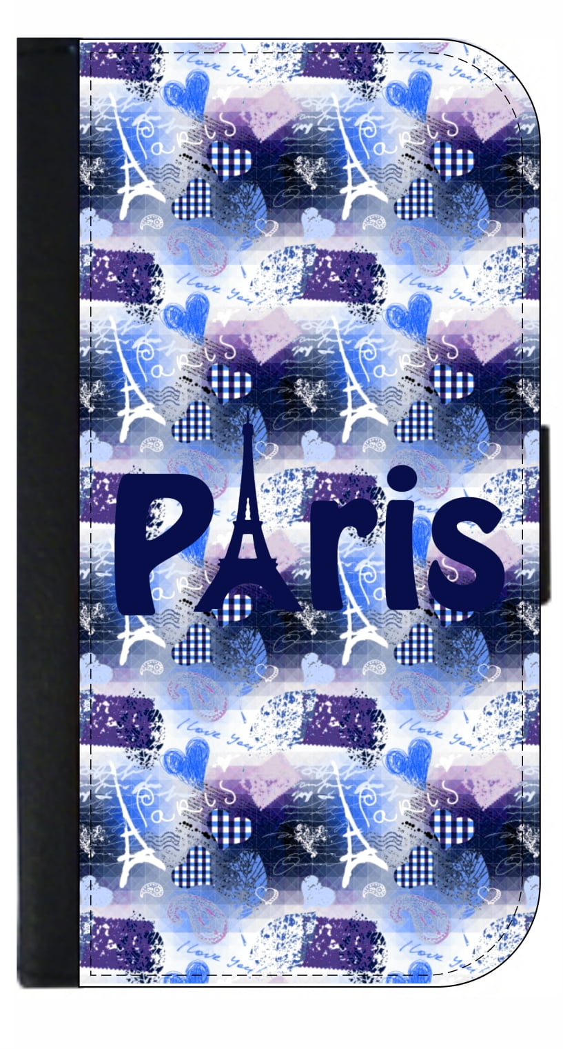Love Paris Eiffel Tower Parisian Themed Hearts Design - Phone Case ...