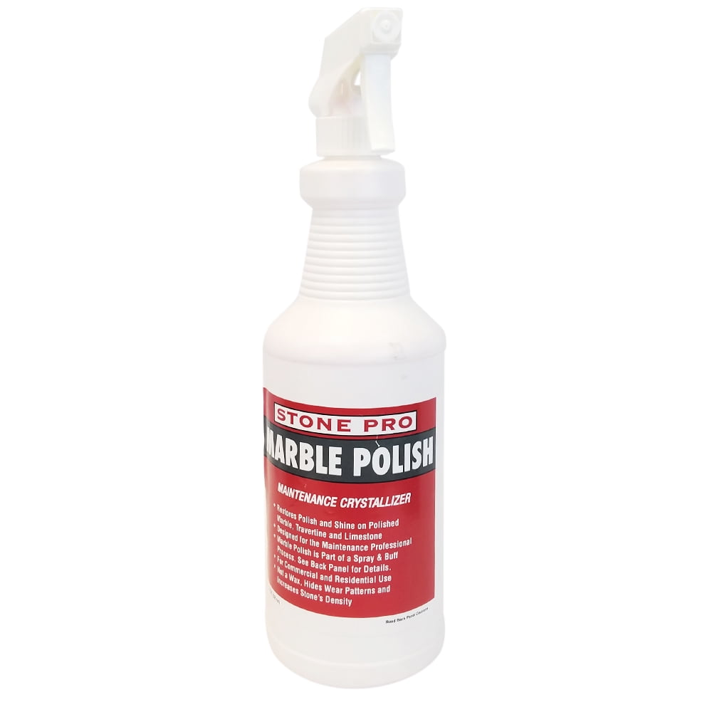 Stone Pro Marble Polish - Maintenance Crystallizer - 1 Quart - Walmart.com