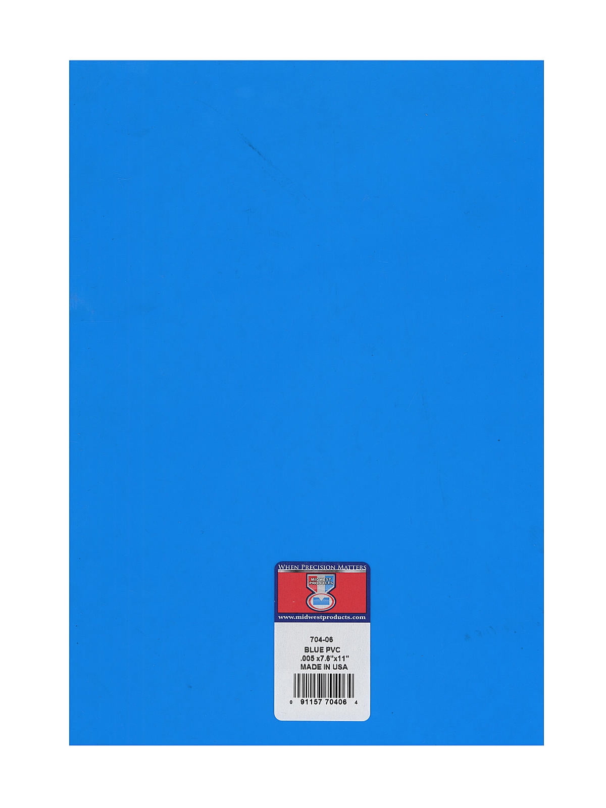 Clear Colored PVC Sheets .005 in./.15 mm, blue (pack of 8) - Walmart.com