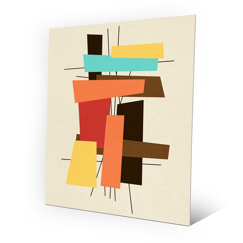 Brick a Brack Red | 16" x 20" Metal Wall Art - Walmart.com