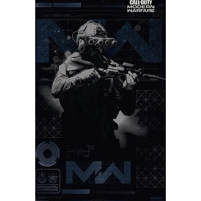 Call of Duty Modern Warfare Poster 12x18inch (30x46cm) poster, perfect ...