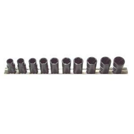 10 Piece .5 in. Drive Metric Turbo Socket Set | Walmart Canada