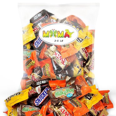 MARS Mixed Chocolate Bars Minis, 240 Count Sharing Size, Assorted Candy ...