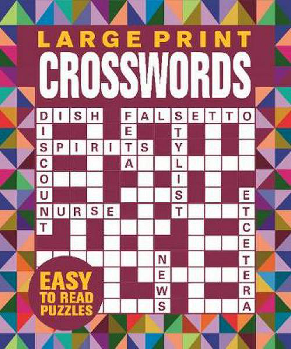 LARGE PRINT CROSSWORDS - Walmart.com