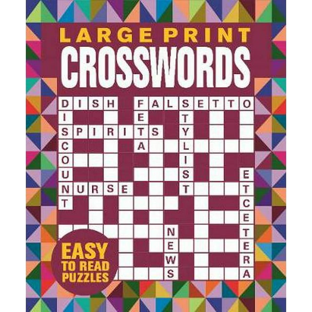 LARGE PRINT CROSSWORDS - Walmart.com