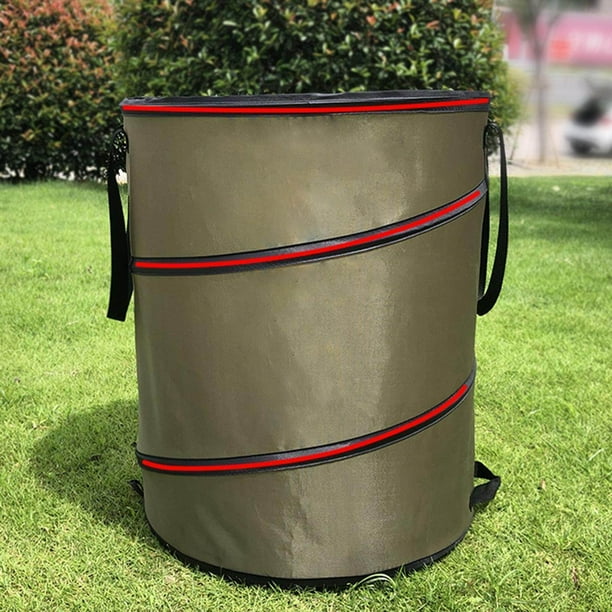 Collapsible Yard Gardening Waste Bag Pop-up Trash Can Leaf Leaf Bin ...