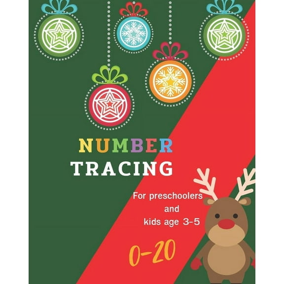 0-20 Number tracing for Preschoolers and kids Ages 3-5: Book for ...