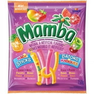 Mamba Magic Sticks Tropical Chewy Candy - 8 Flavors, 140g/5.29oz Bag ...