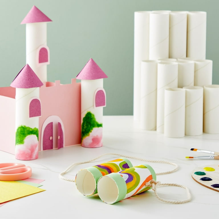 Cardboard Cylinder Art Project