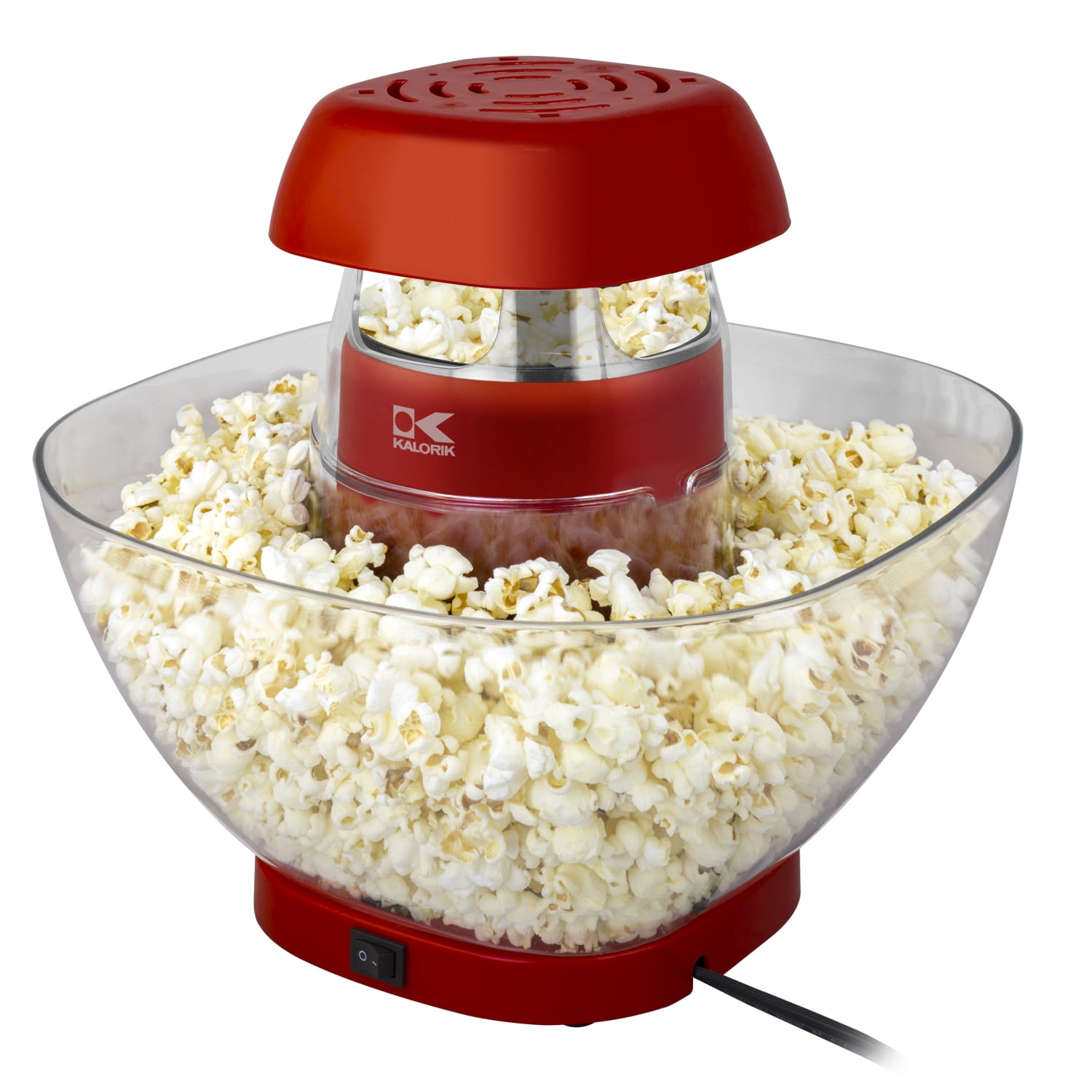 Kalorik Volcano Popcorn Maker | Red - Walmart.com