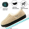 Ecetana Womens Slippers Indoor Shoes with Memory Foam Warm Plush Fleece ...