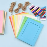 Triani 30 Pack Paper Picture Frames，4 x 6 inch DIY Cardboard Photo ...