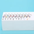 ZS 60Pcs/Set Crystal Nose Hoop Rings Heart Star Cross Nose Corkscrew ...