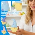 Easter Decorative Chick Figurine - Plush Yellow Chick With Pink Polka ...
