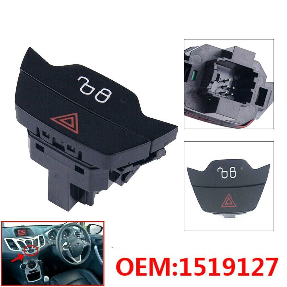 Buy Replacament Hazard Warning Light Button Lock Unlock Switch For Ford ...
