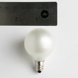 100 Foot G40 White Satin Pearl String Lights with Green Wire - Walmart.com