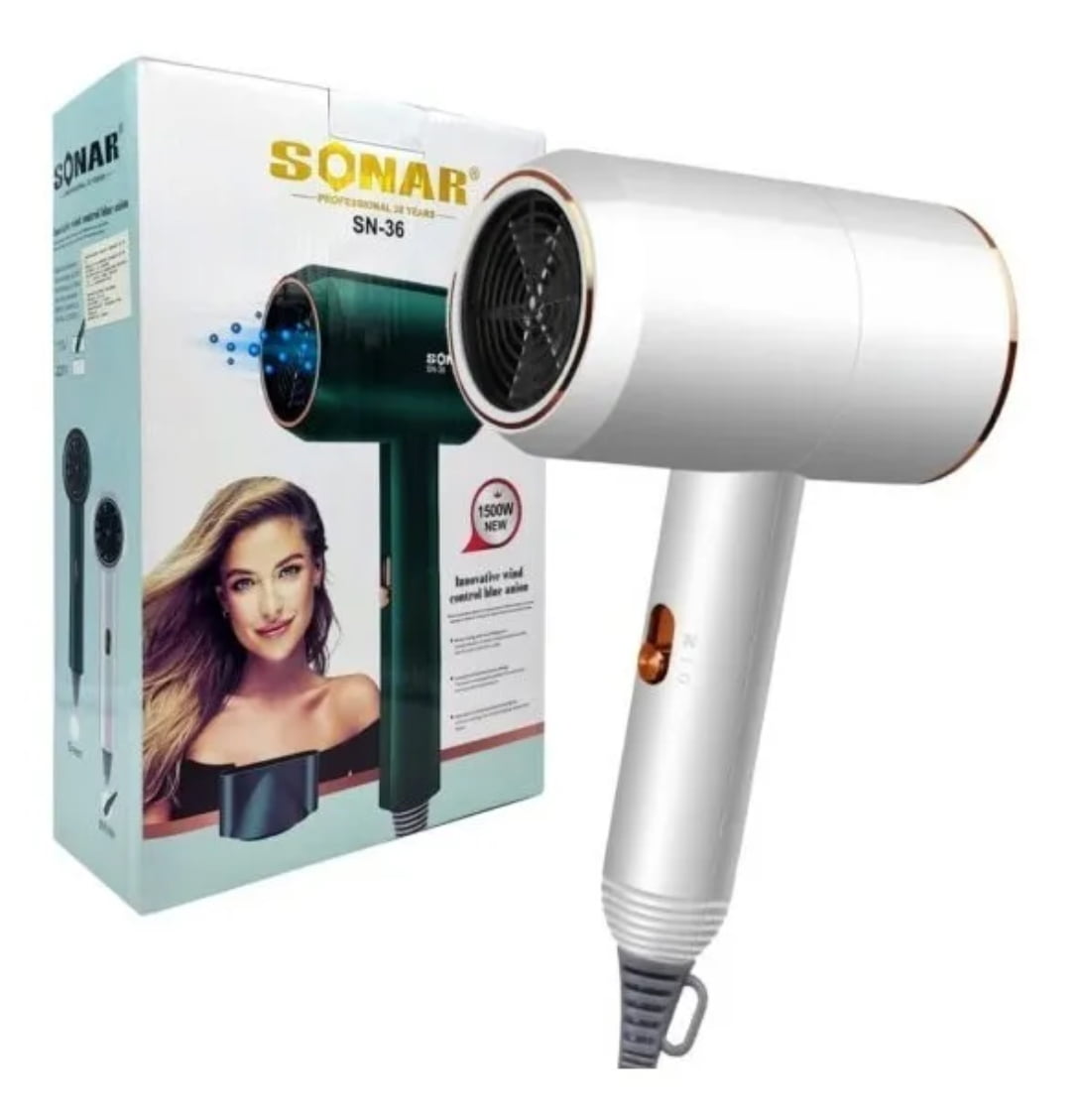 Secadora De Cabello Profesional Portátil Sonar 1500w SN-36 | Walmart en ...