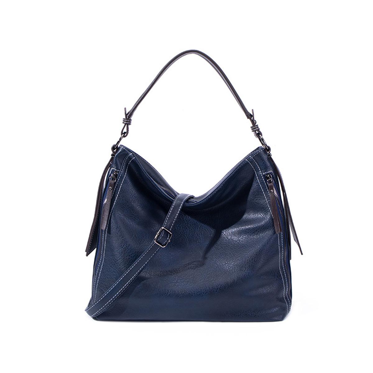 MKN Tote Women Leather Checkered Shoulder Bag Crossbody Handbags ...