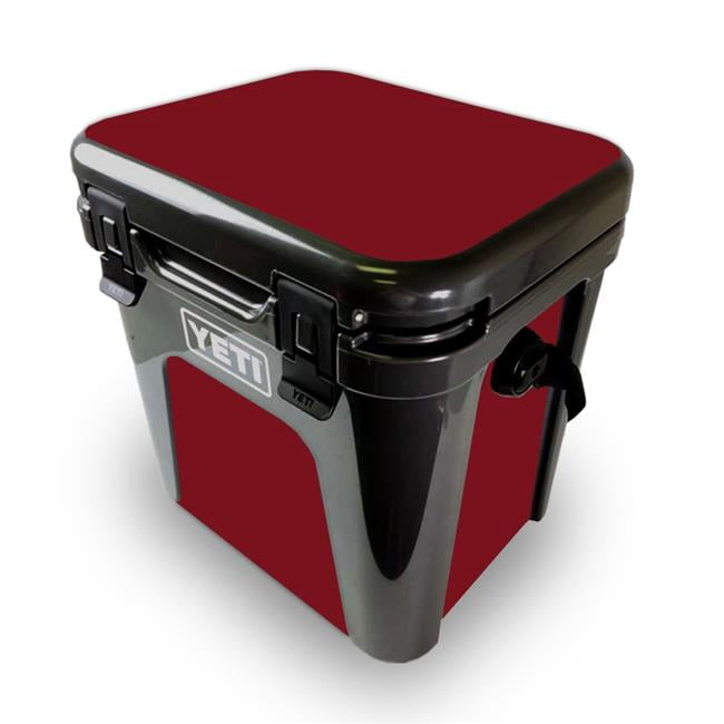 MightySkins YEROAD24-Solid Burgundy Skin for Yeti Roadie 24 Hard Cooler ...