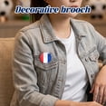 2026 World Cup 1" Acrylic Crystal Flag Brooch, Patriotic Badge and ...