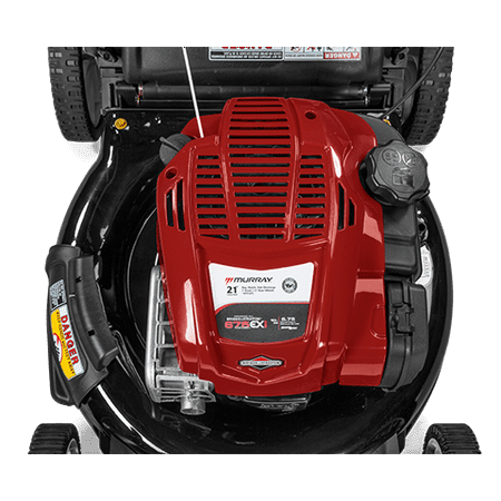 Murray 21" Gas Push Lawn Mower with Briggs and Stratton Engine, Side ...