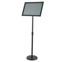 Azar Displays 112738 Angled L-Shaped Sign Holder Frame with Slant Back ...