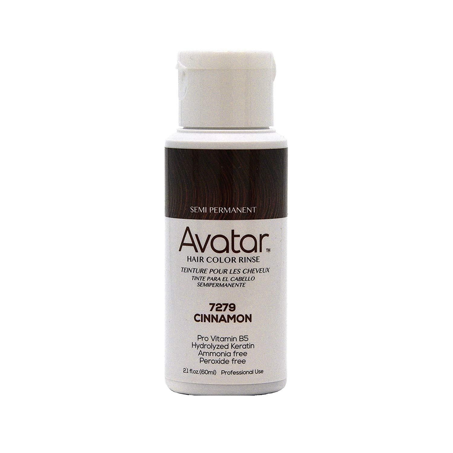 Avatar Semi Permanent Hair Color Rinse, Cinnamon, 2.1 Oz. - Walmart.com