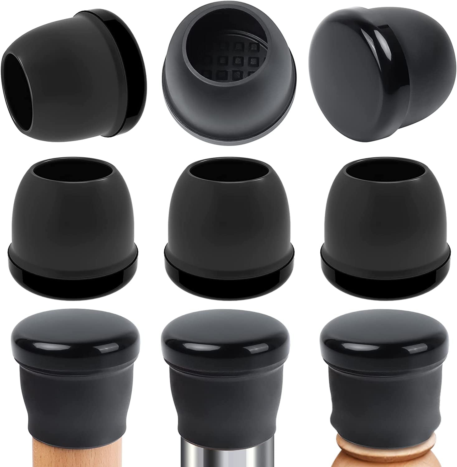 Ezprotekt Chair Leg Sliders for Carpet, Chair Leg Protectors Carpet ...