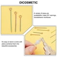 90Pcs 3 Styles Ion Plating(IP) 304 Stainless Steel Eye Pins Rainbow ...