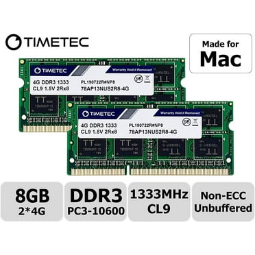 Timetec Hynix IC Apple 8GB DDR3L 1600MHz PC3L-12800 SODIMM Memory upgrade For MacBook Pro 13 ...