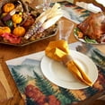 Fall Placemat Forest Tree Thanksgiving Placemats for Dining Table ...