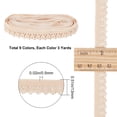 27 Yards 9 Colors Polyester Elastic Ribbon Flat Mixed Color 13mm 3 ...