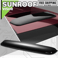 Magshion 35" Sunroof Wind Deflector, Universal Fit Smoke Tint Tape-On ...
