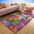 Homore Kids Learning Rugs Collection, Multicolor Kids Play Rugs ABC ...