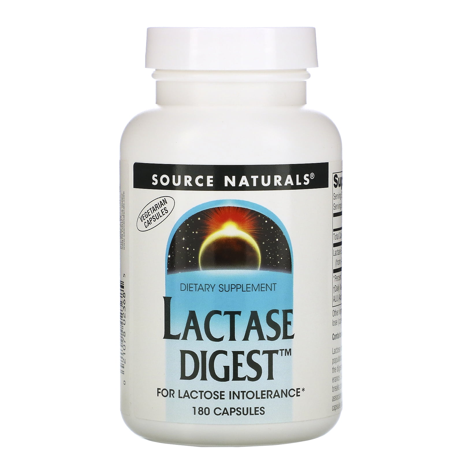 Source Naturals Lactase Digest, 180 Capsules - Walmart.com - Walmart.com