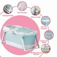 "Puremind Compact Portable Bathtub- 55"" Folding Bath Tub for Adults ...