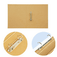 Kraft Paper Folder 2 Hole D Type Clip A4 Loose Leaf Business Folder