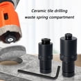 Angles Grinder Hole Sawer Adapter Spring Load Chamber for Smooth Tile ...