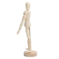 NFTIGB Wooden Mannequin 8.5 inches / 21.7 cm High Artist Moveable ...