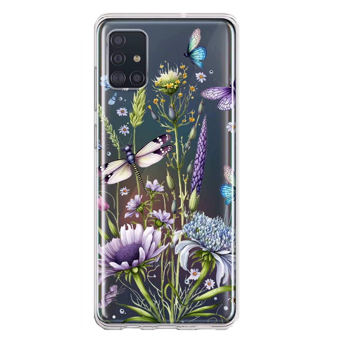 MUNDAZE Samsung Galaxy A51 Shockproof Clear Hybrid Protective Phone ...