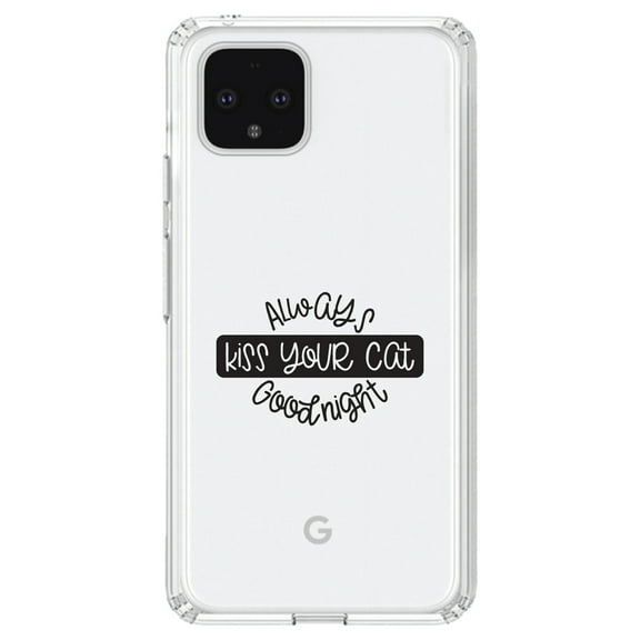 DistinctInk Clear Shockproof Hybrid Case for Google Pixel 4 (6.1 ...