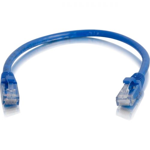 C2G 6in Cat6 Snagless Unshielded (UTP) Network Patch Cable - Blue ...