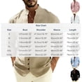 Stamzod Mens Button Down Shirt Long Sleeve Beach Vacation Tops with ...